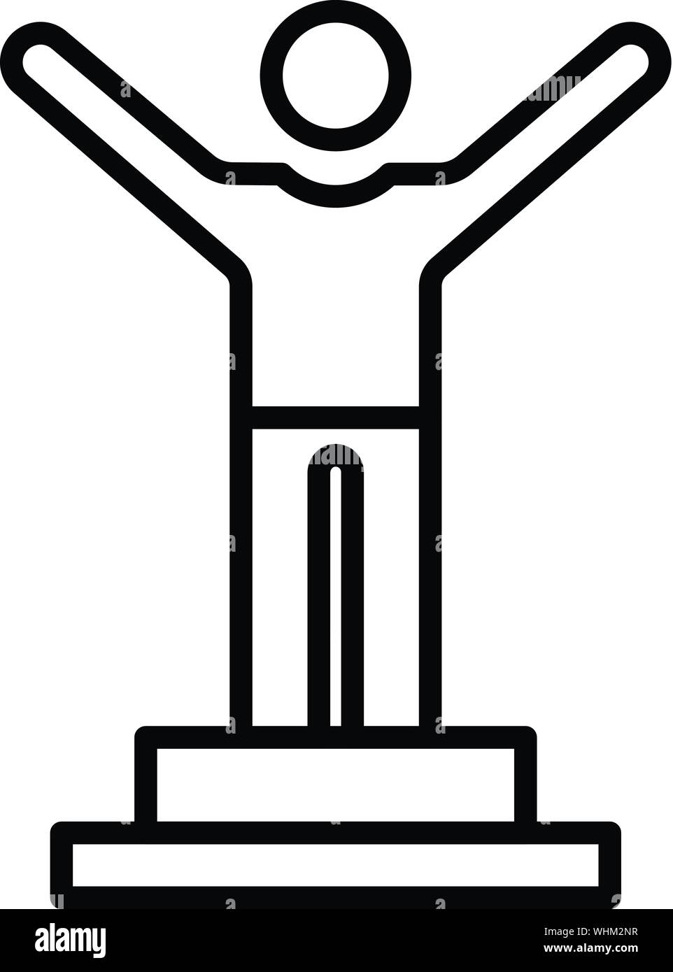 Stage artist icon, outline style Stock Vector Image & Art - Alamy