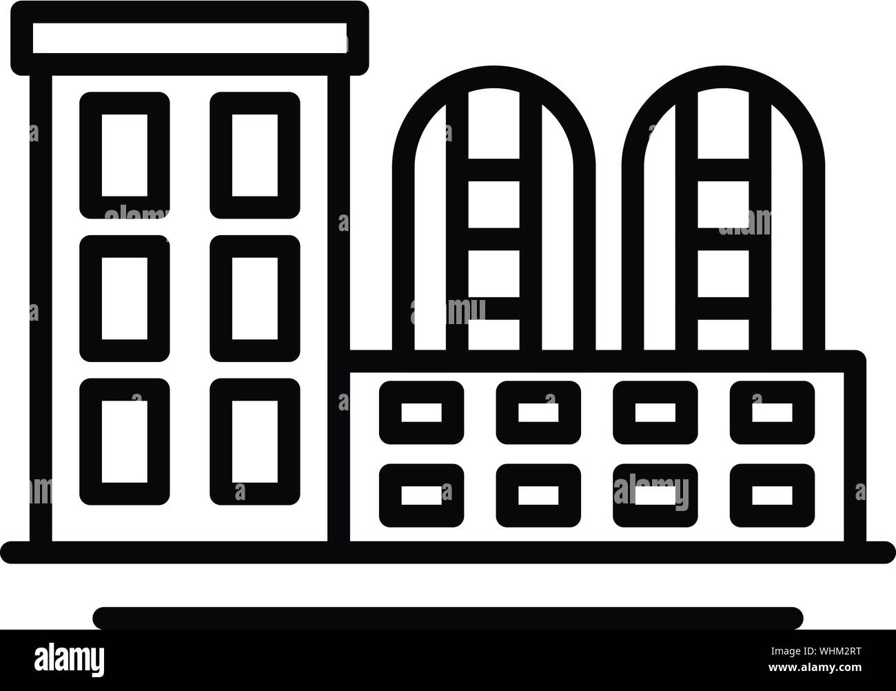 Refinery icon, outline style Stock Vector Image & Art - Alamy