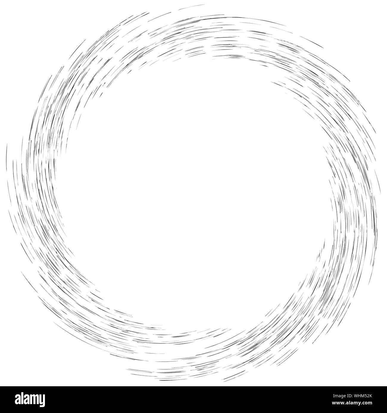 Detailed twirl, spiral element. Whirlpool, whirligig effect. Circular ...