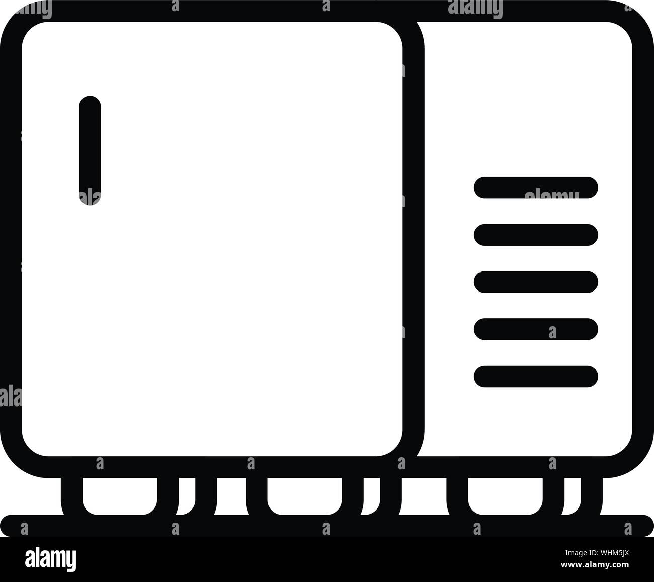 Hotel mini fridge icon, outline style Stock Vector Image & Art - Alamy