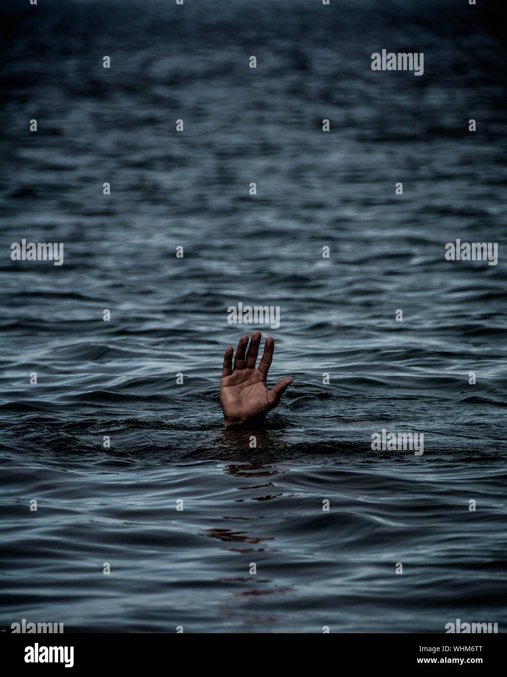 Hand emerging from water hi-res stock photography and images - Alamy