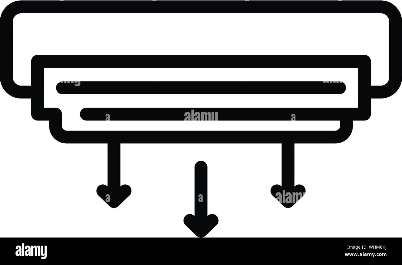 Air conditioning unit icon, outline style Stock Vector Image & Art - Alamy