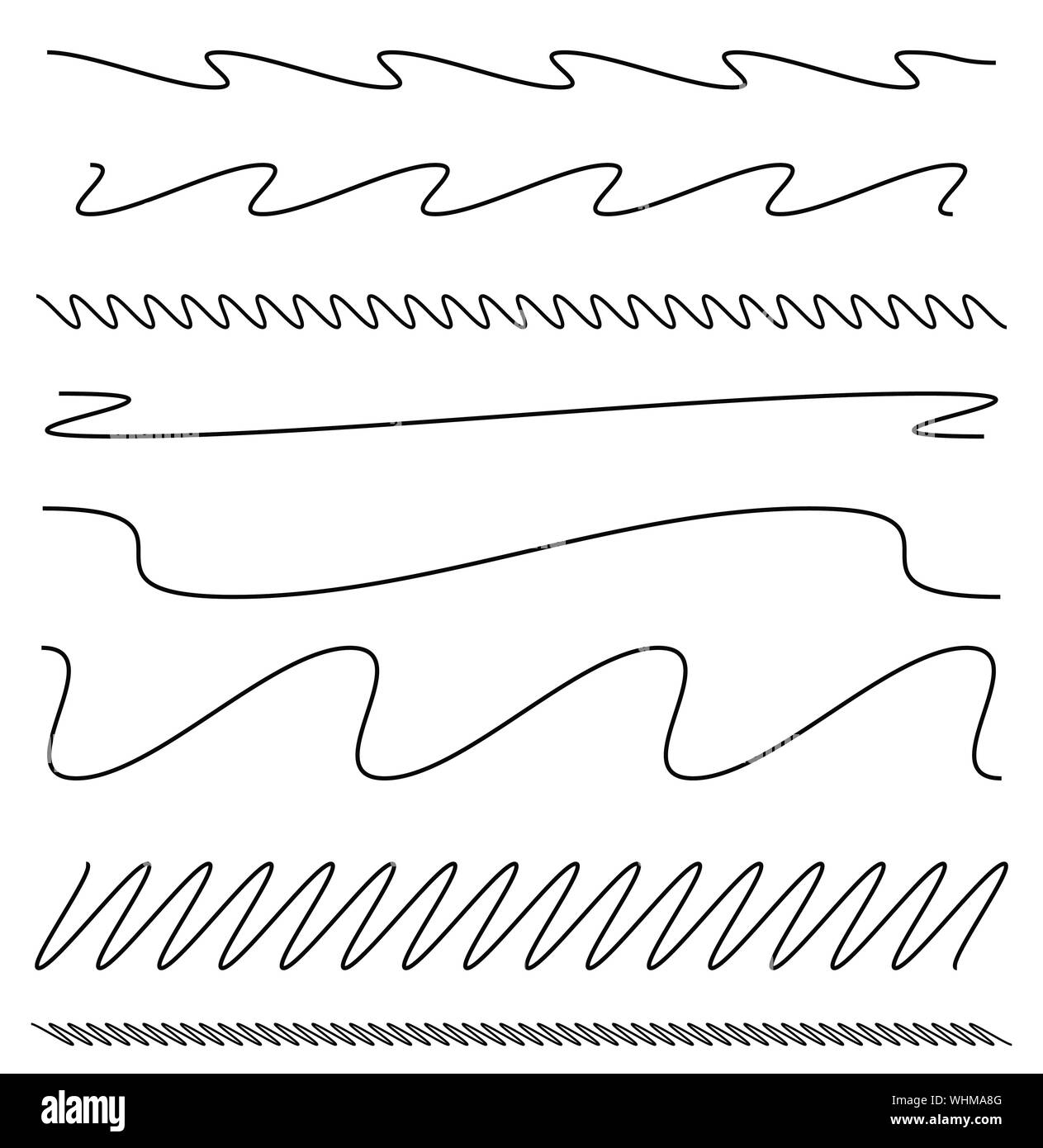 Uneven Jagged Line Clip Art