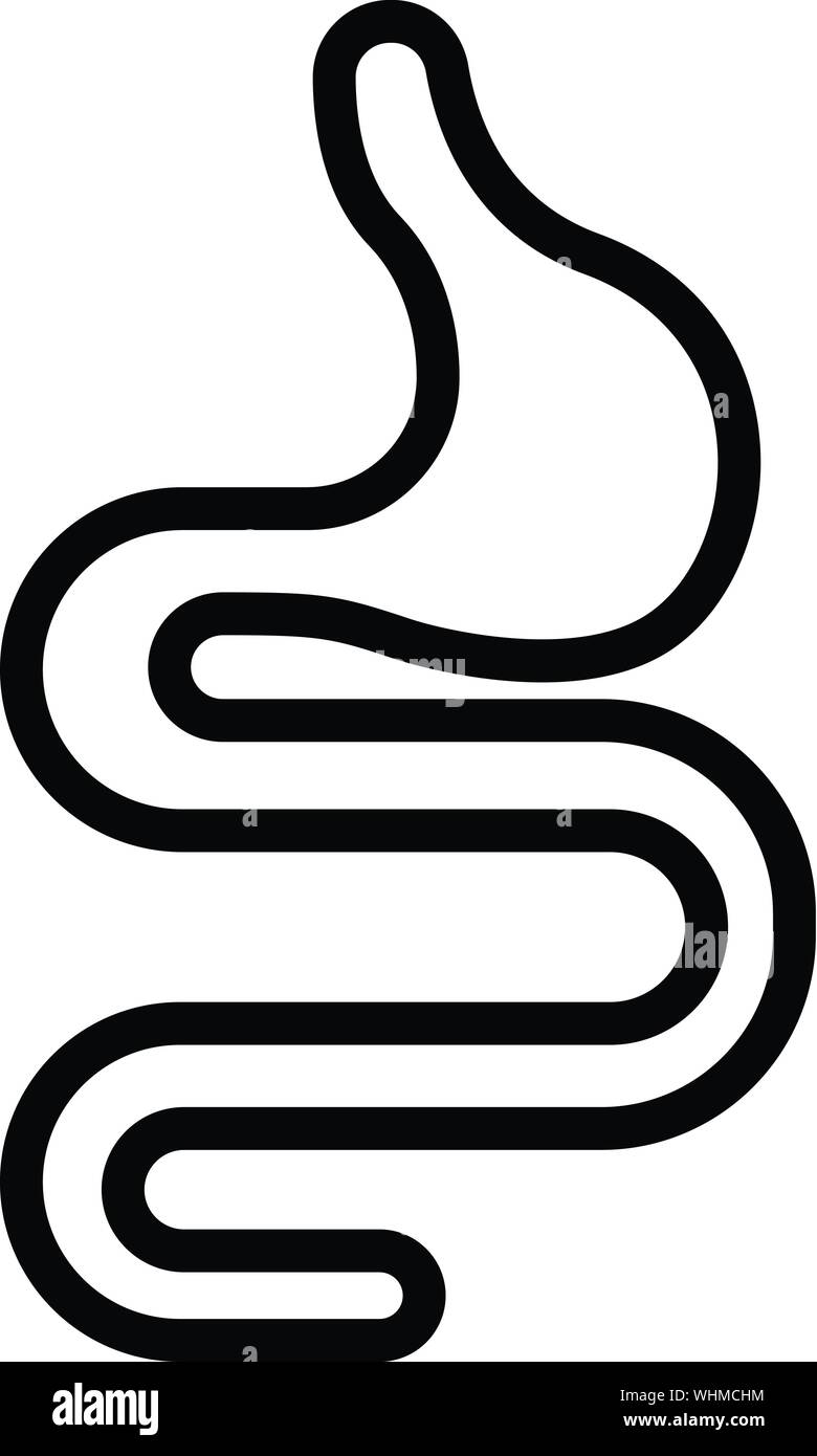 Animal stomach icon, outline style Stock Vector Image & Art - Alamy
