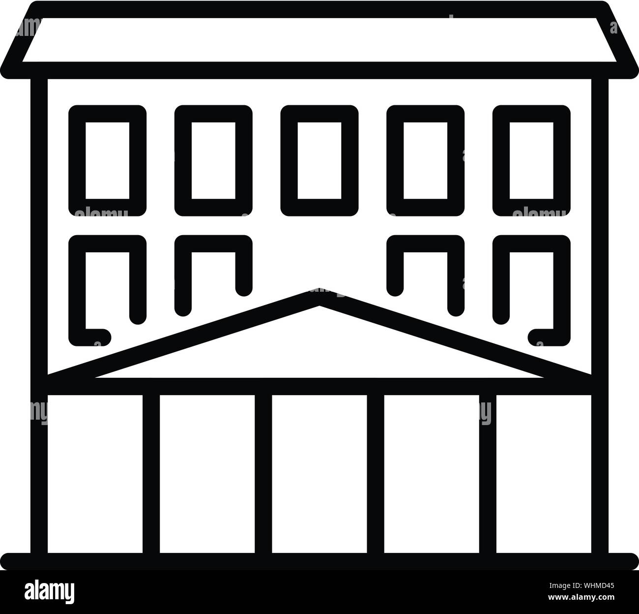 Old campus building Cut Out Stock Images & Pictures - Alamy