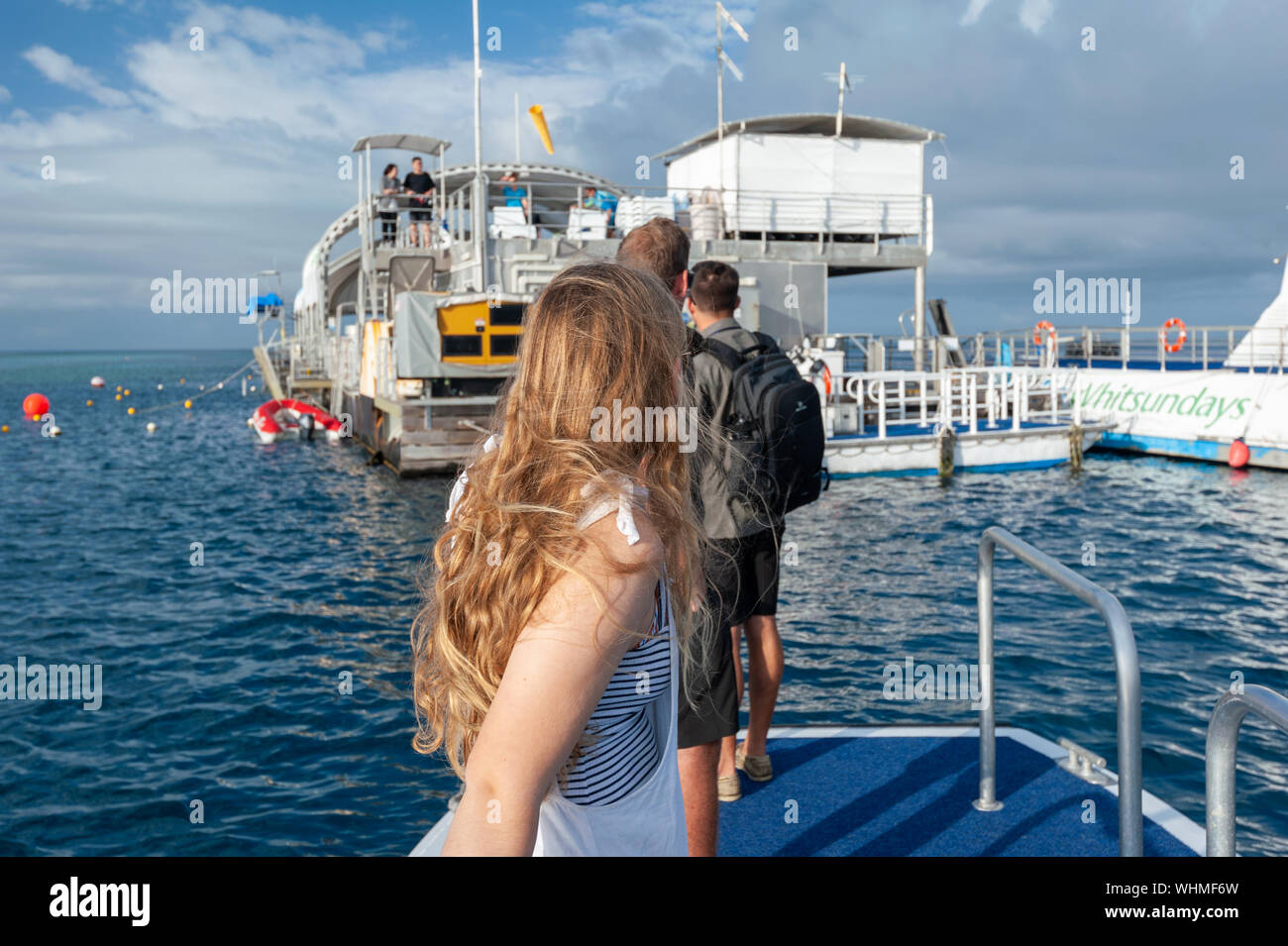 Hook Reef, Great Barrier Reef, Queensland, Australia - July 15 2018 ...