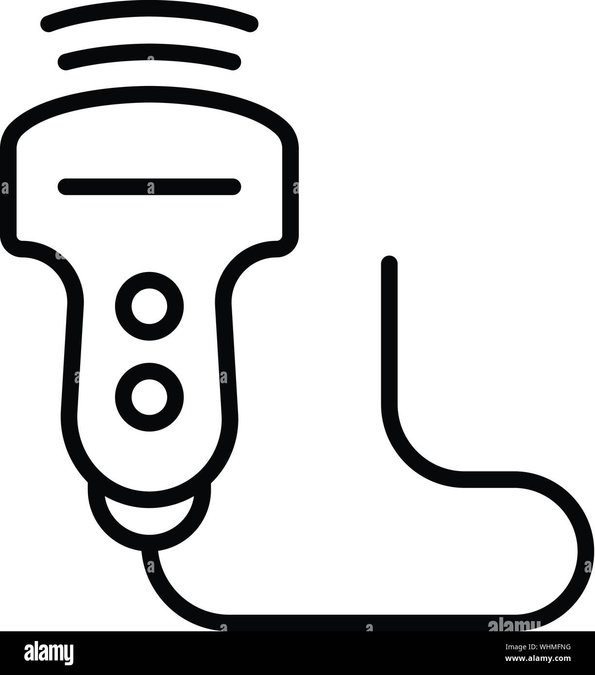 Scanner ultrasound machine icon, outline style Stock Vector Image & Art ...