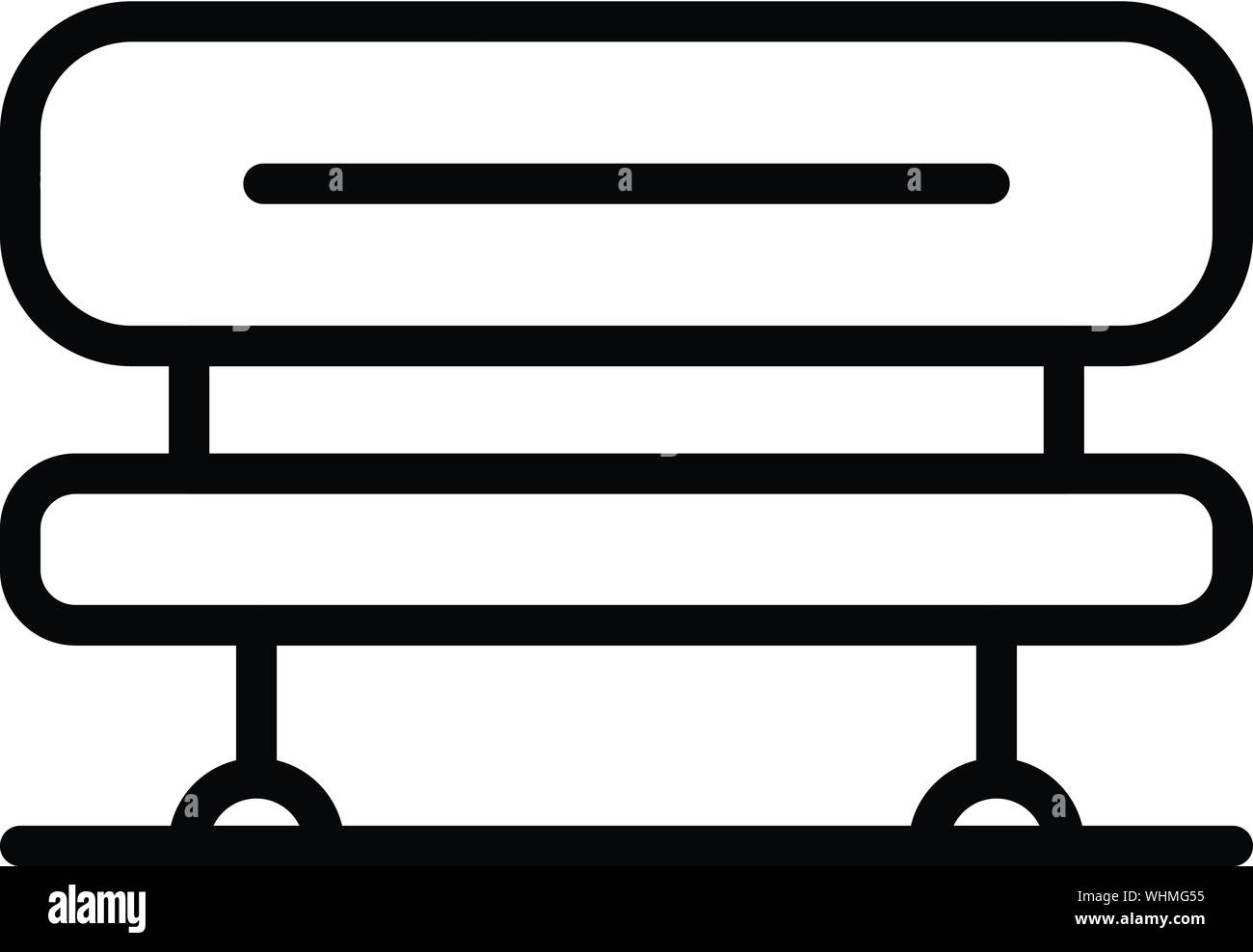 Modern outdoor rest area Cut Out Stock Images & Pictures - Alamy