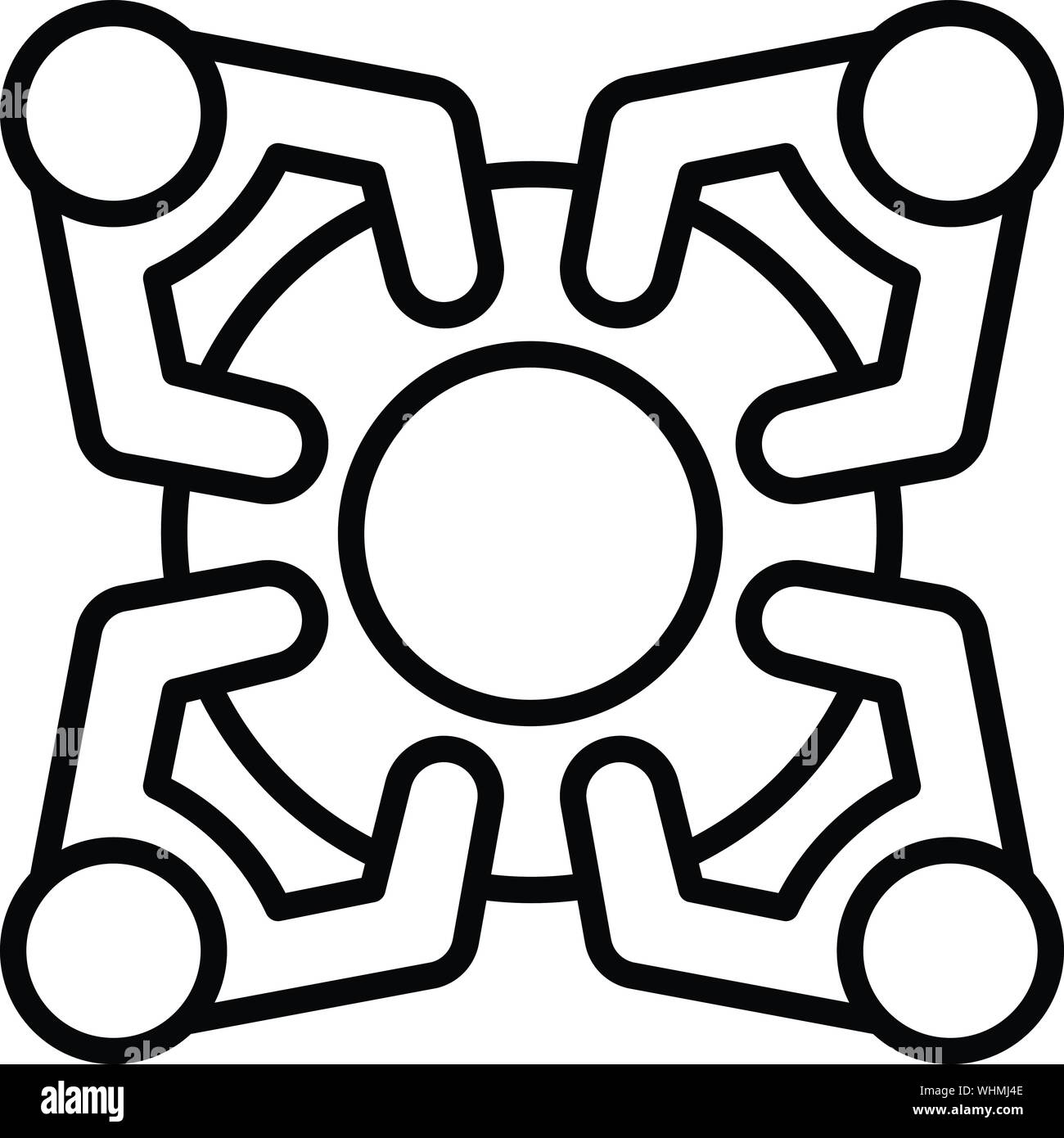 People sitting around conference Stock Vector Images - Alamy