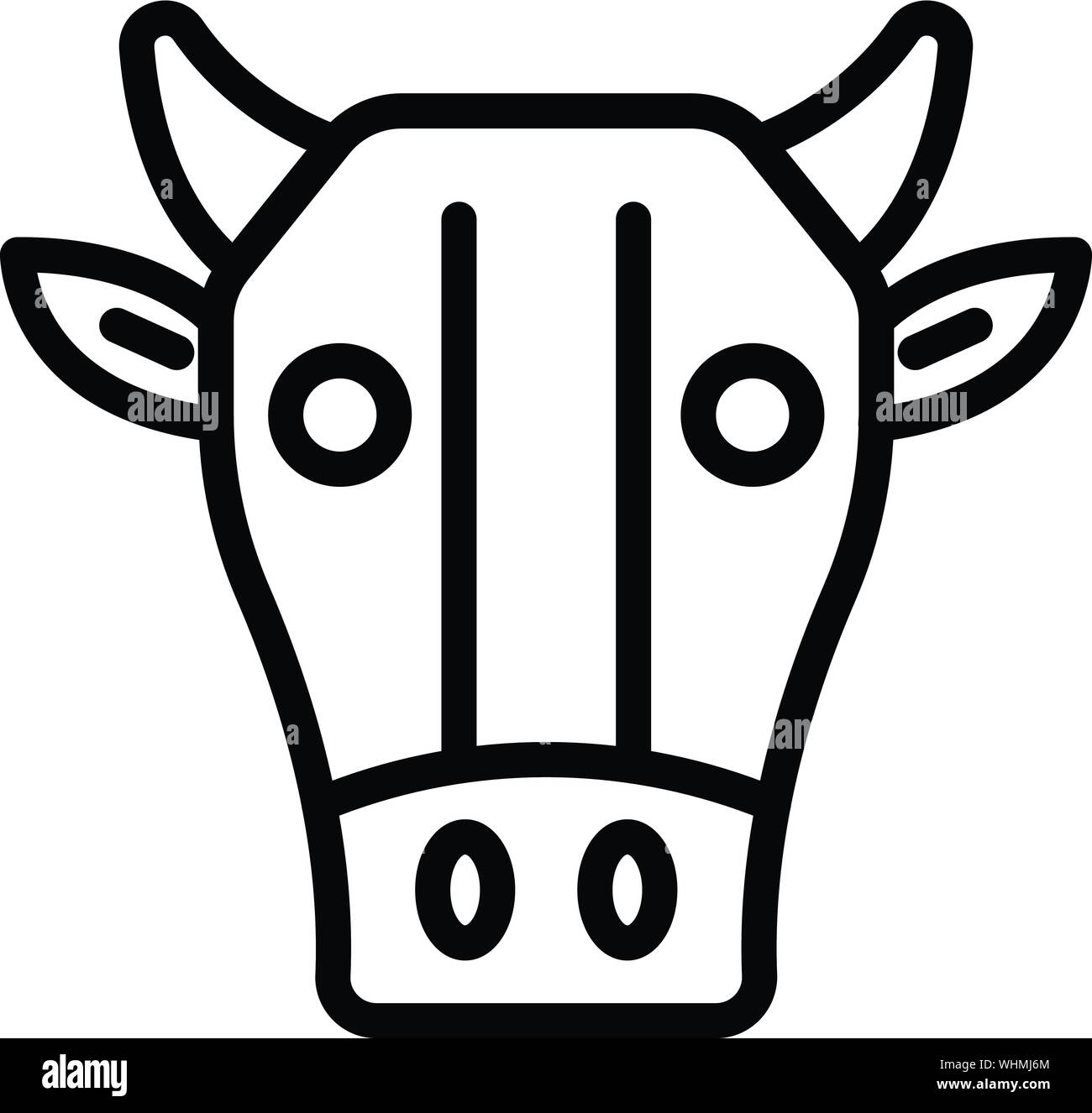 Sick cow Stock Vector Images - Alamy