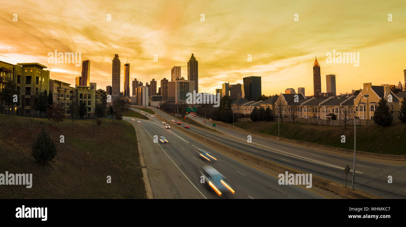 Atlanta georgia state highway hi-res stock photography and images - Alamy