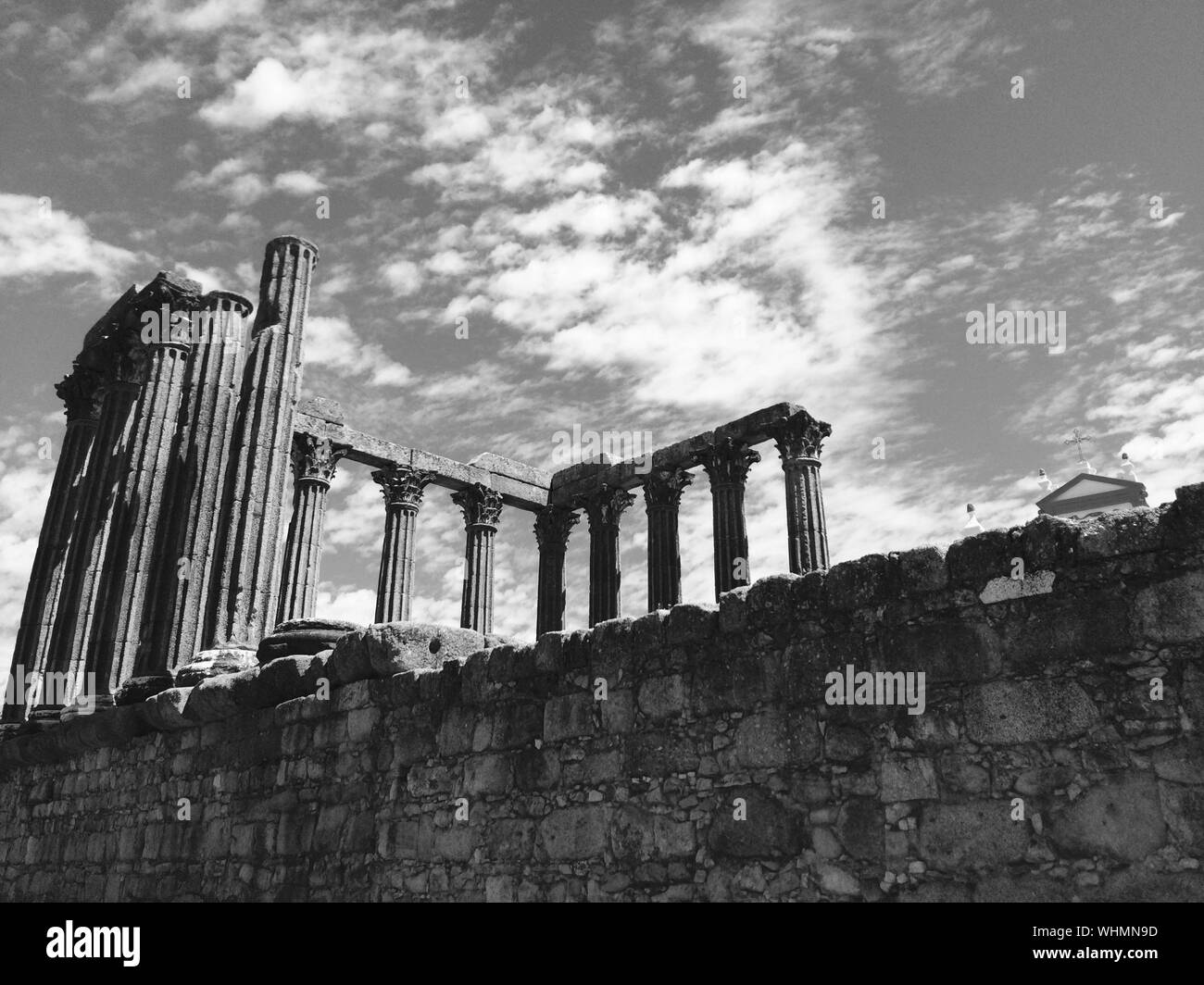 The roman temple of evora hi-res stock photography and images - Alamy