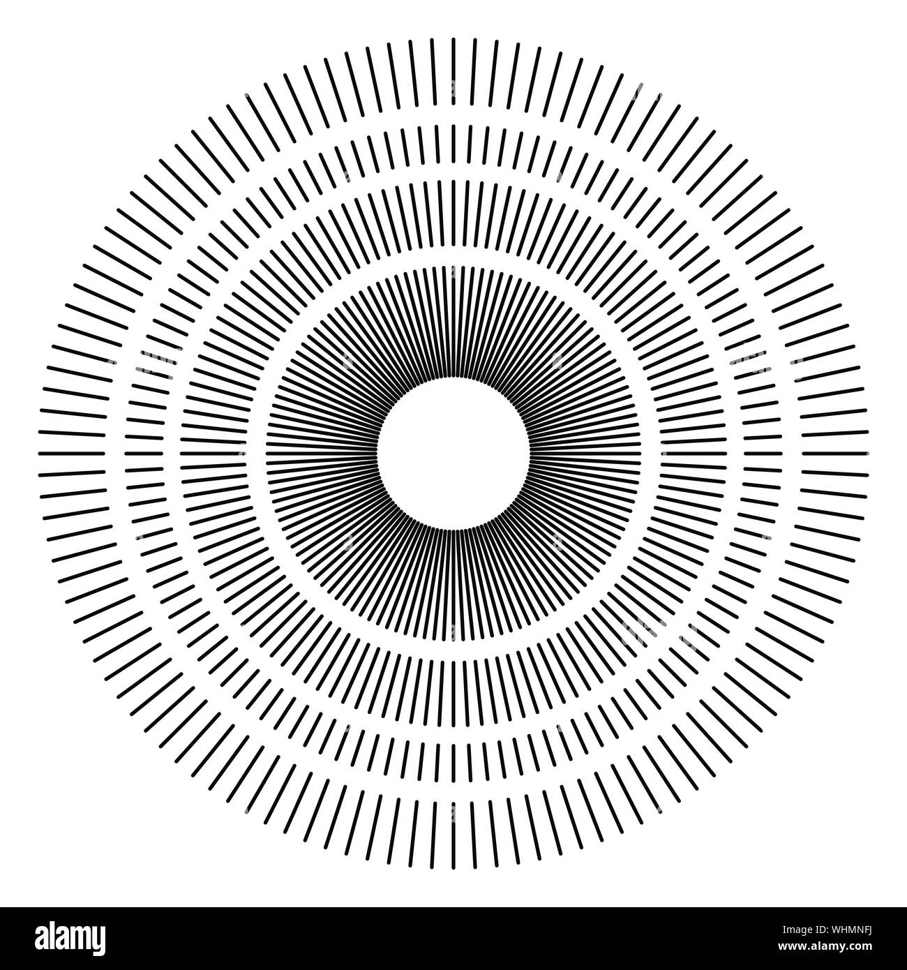 Radial, radiating beams, rays starburst, sunburst lines. Circular burst ...