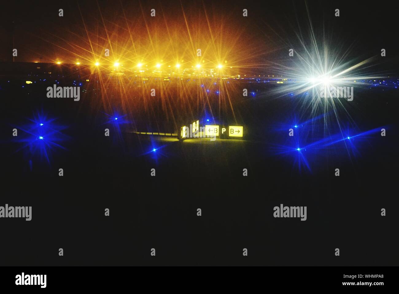 Airport Runway Night High Resolution Stock Photography and Images - Alamy