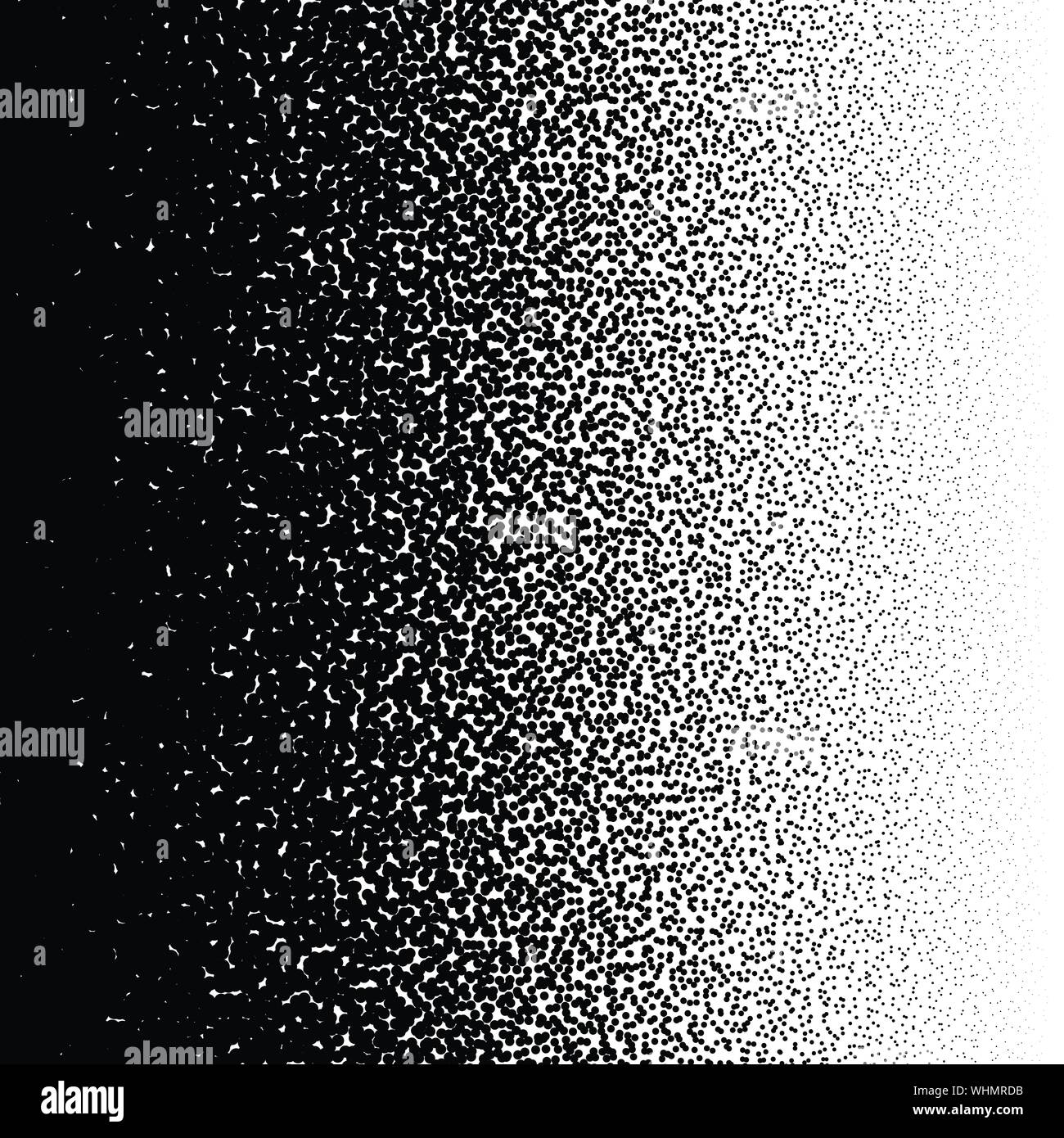 Random circles, dots noise half-tone pattern. Speckles, dotted ...