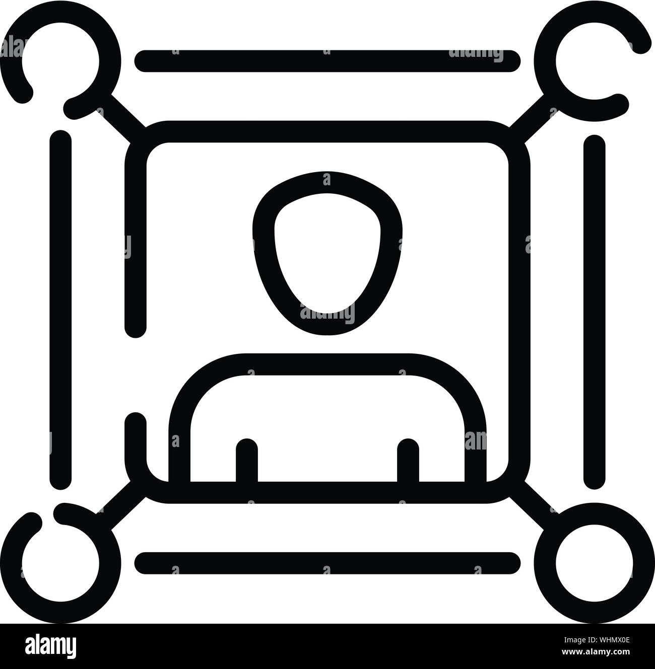 Avatar icon, outline style Stock Vector Image & Art - Alamy