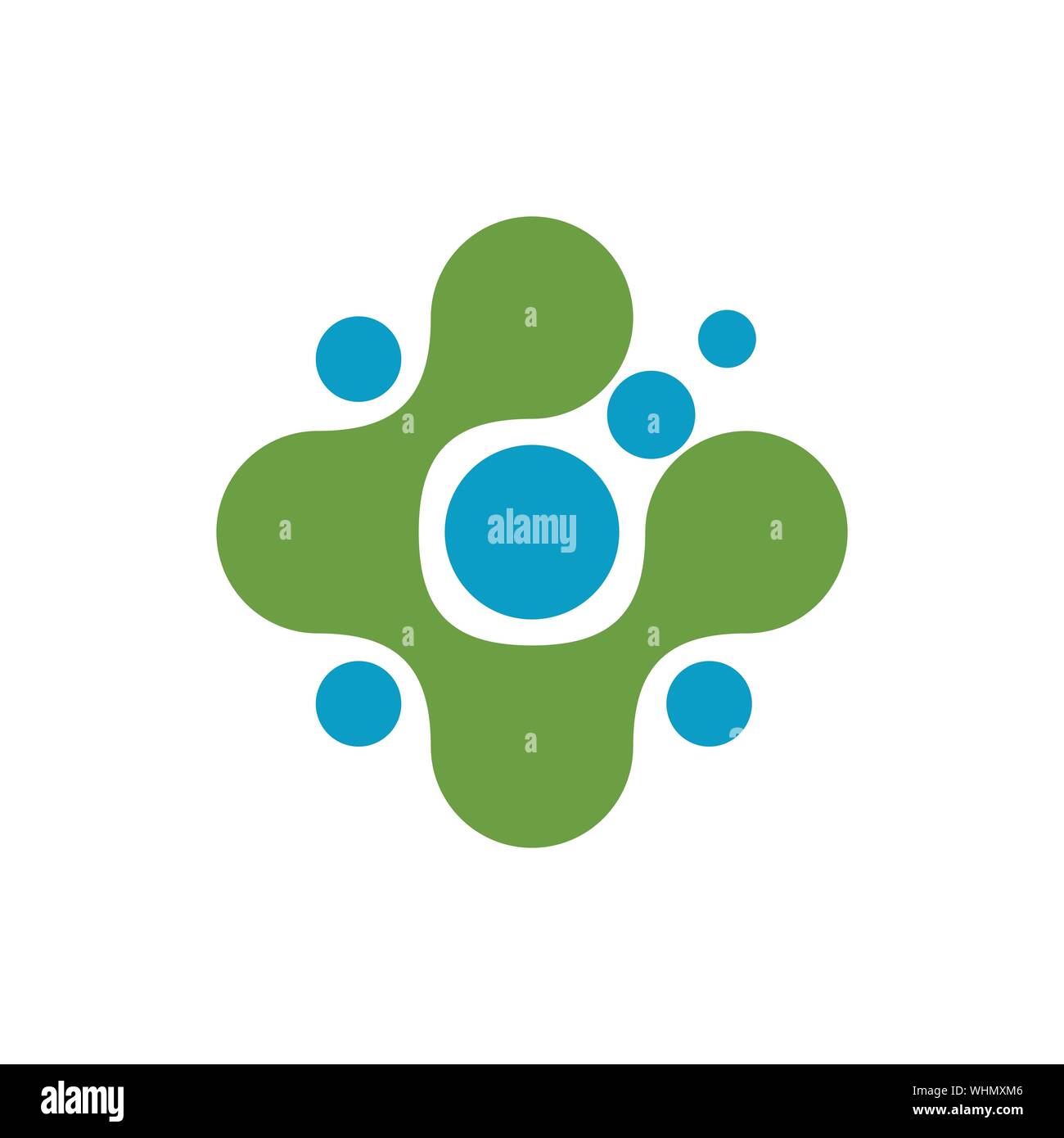Molecule Vector logo design element. Circle dots Abstract shape. Vector ...
