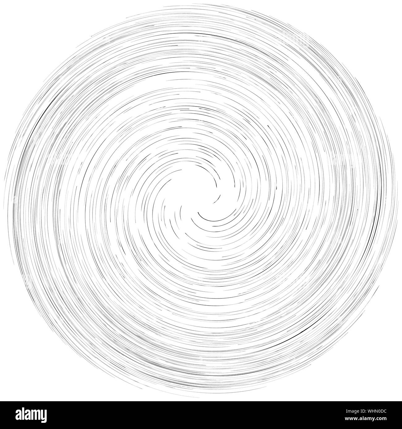 Detailed twirl, spiral element. Whirlpool, whirligig effect. Circular ...