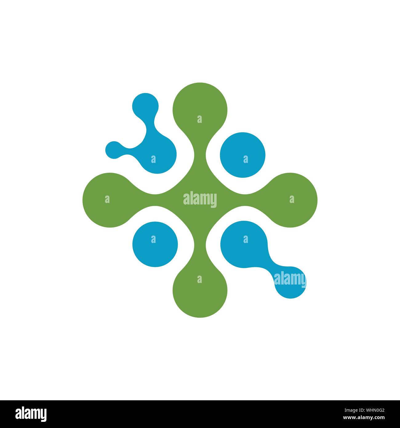 Molecule Vector logo design element. Circle dots Abstract shape. Vector ...