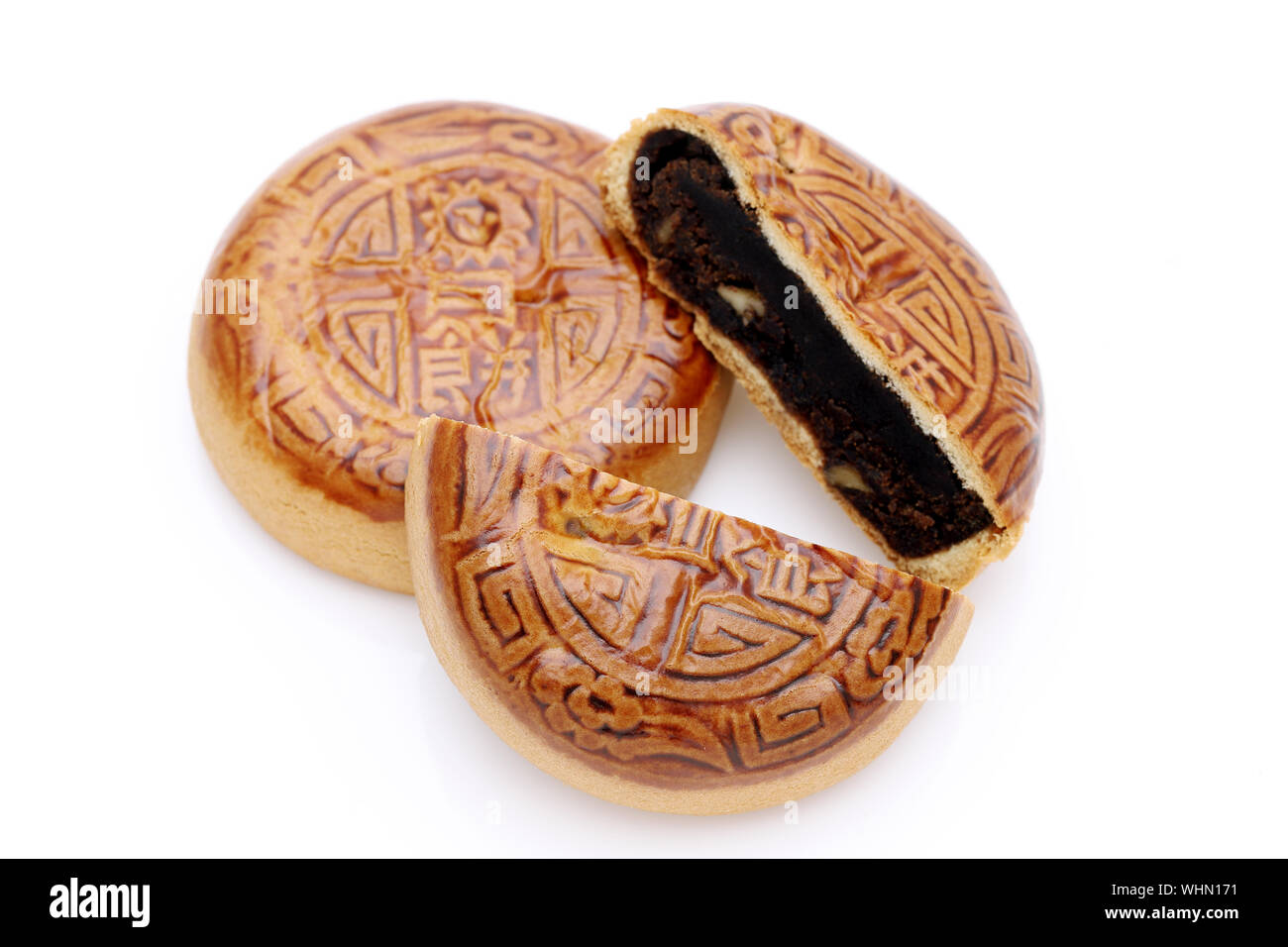 Traditional mooncake for Chinese mid autumn festival Stock Photo - Alamy