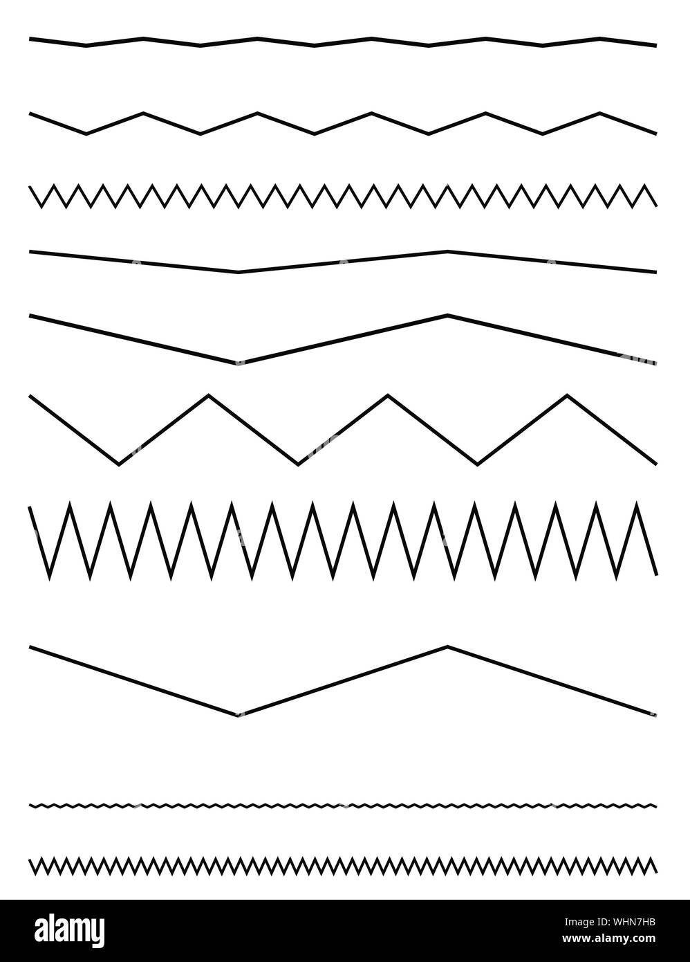 Zigzag lines Cut Out Stock Images & Pictures - Alamy Zigzag lines Cut Out Stock Images & Pictures - Alamy