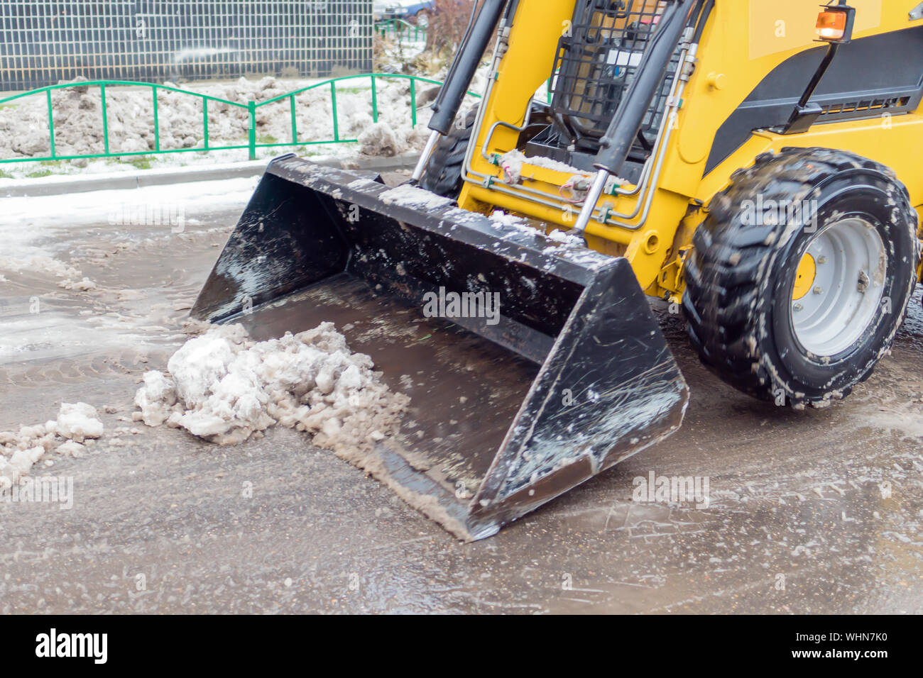 Snow Bulldozer High Resolution Stock Photography and Images - Alamy