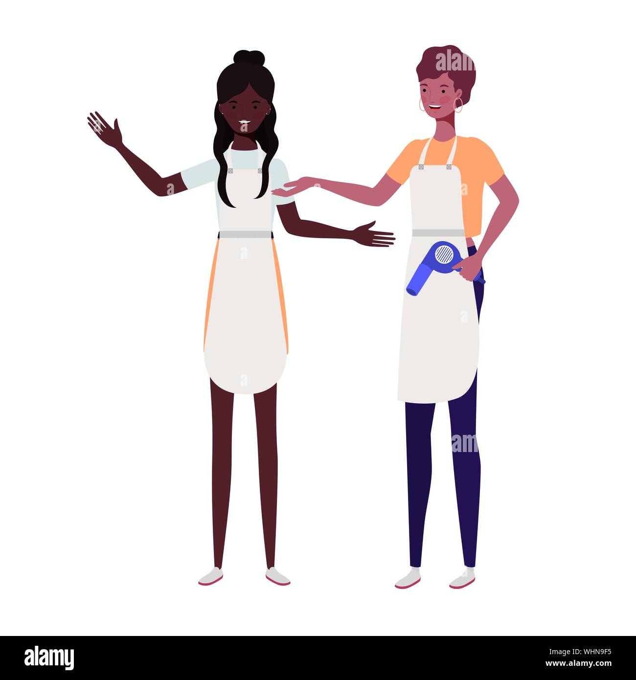 Hair wash woman in Stock Vector Images - Alamy