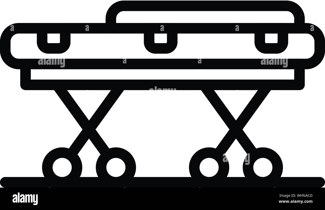 Ambulance Stretcher Trolley Stock Vector Images - Alamy