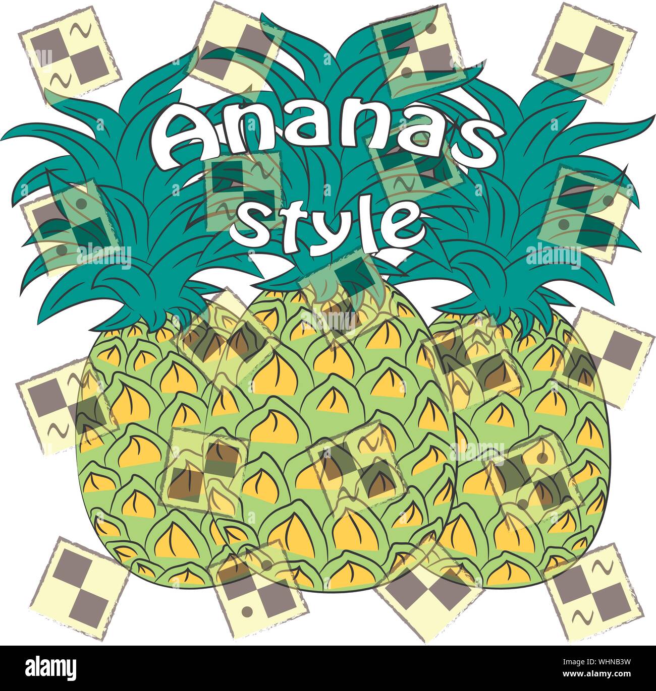Poster ananas hi-res stock photography and images - Alamy