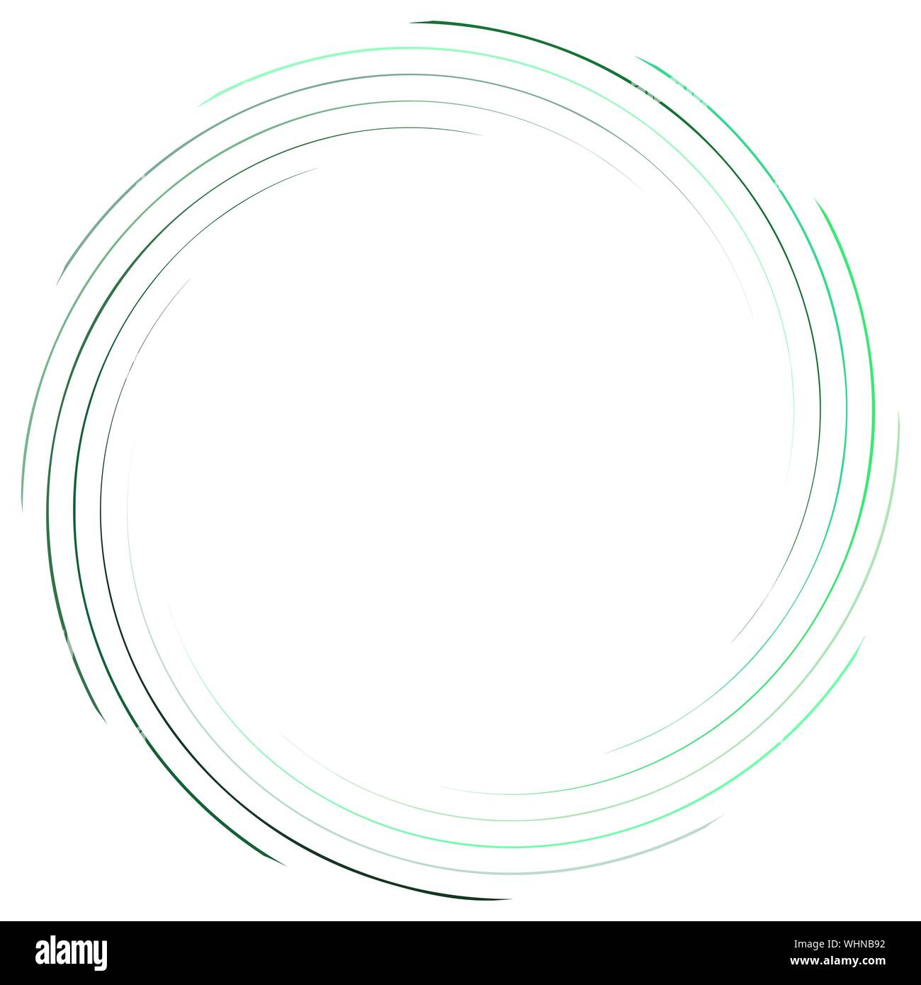 Abstract spiral, twist. Radial swirl, twirl curvy, wavy lines element ...