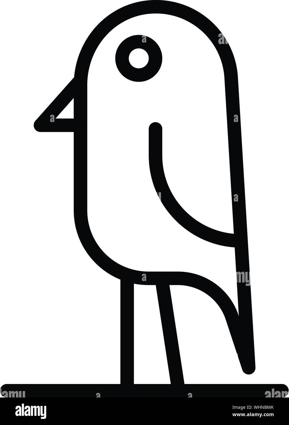 Bird icon, outline style Stock Vector Image & Art - Alamy
