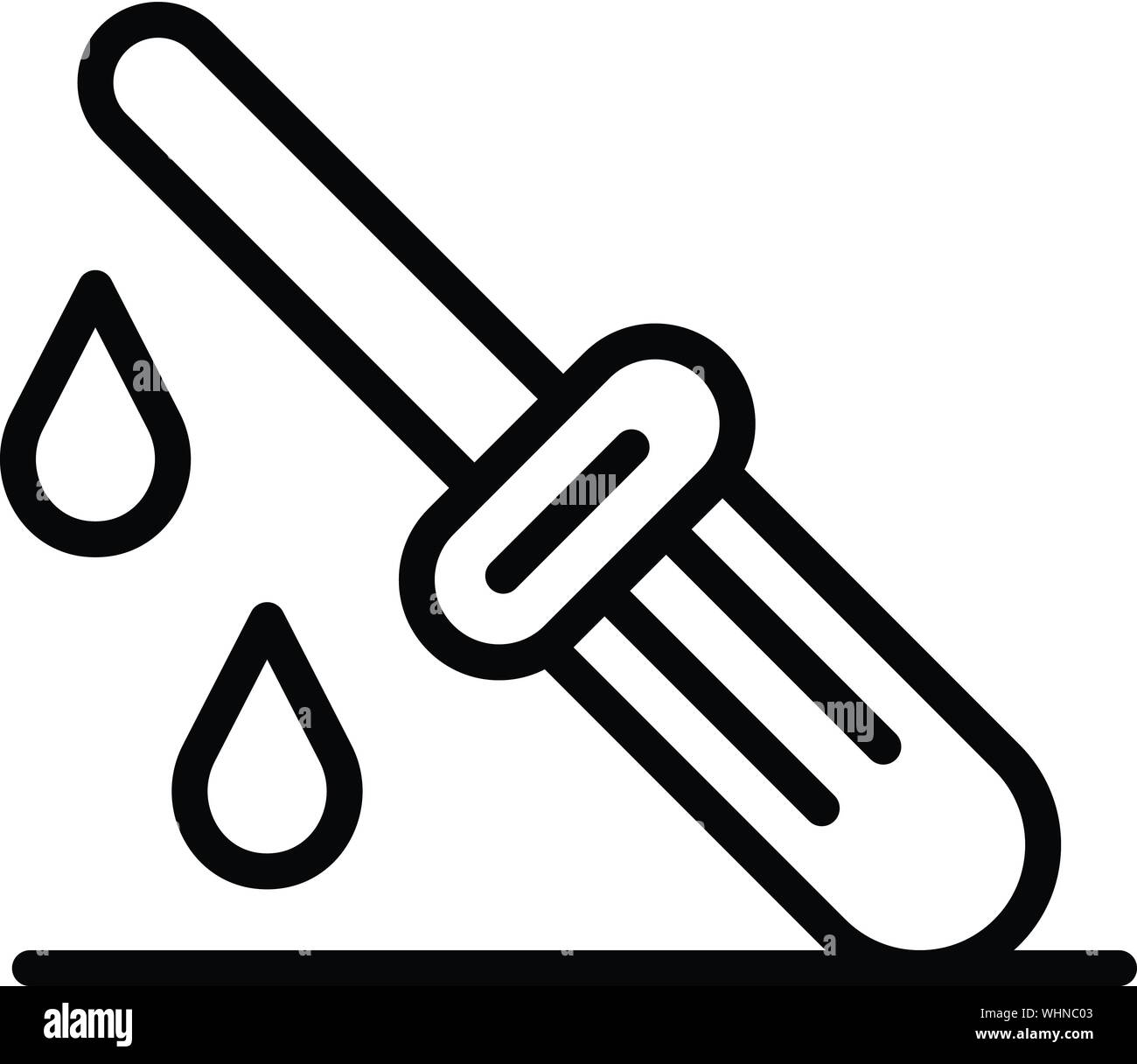 Pipette icon, outline style Stock Vector Image & Art - Alamy