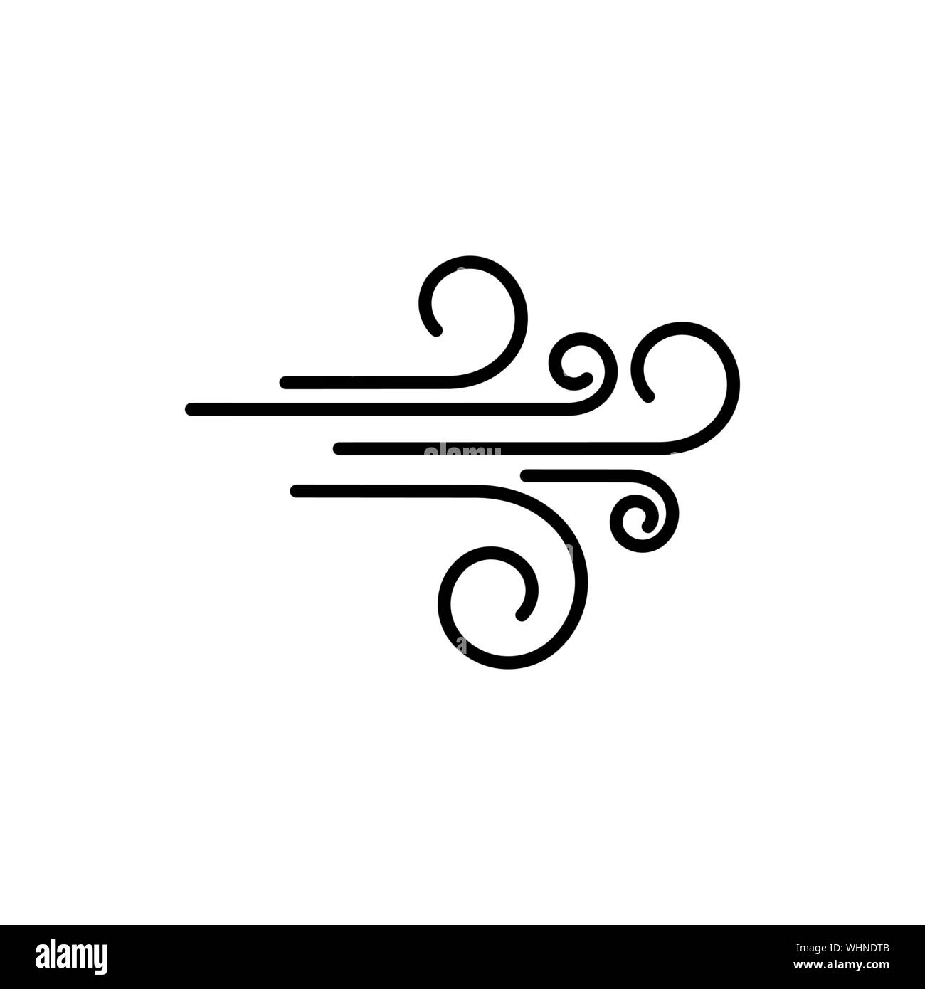 Wind vector icon design illustration template Stock Vector Image & Art ...