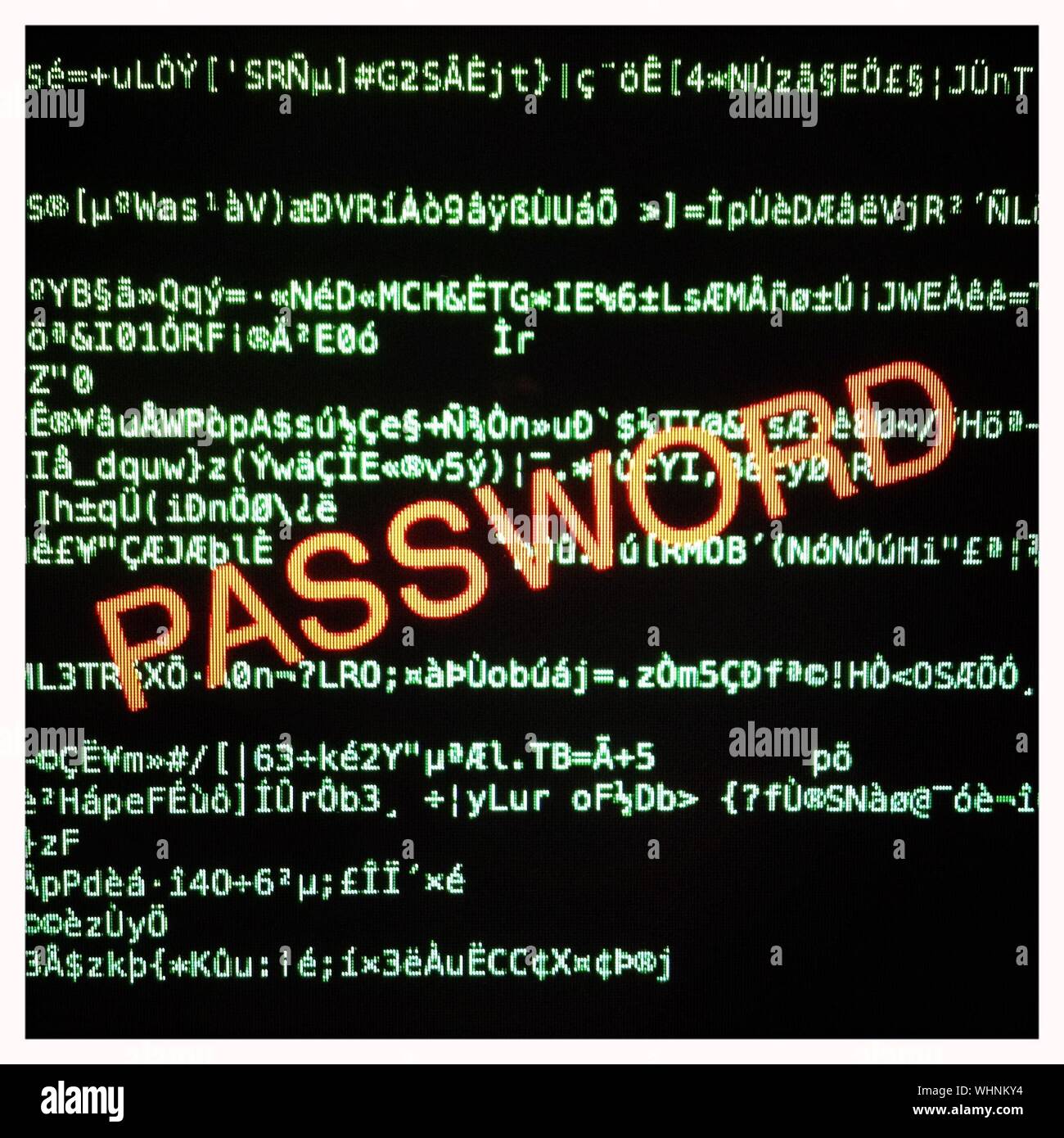 Device password hi-res stock photography and images - Alamy