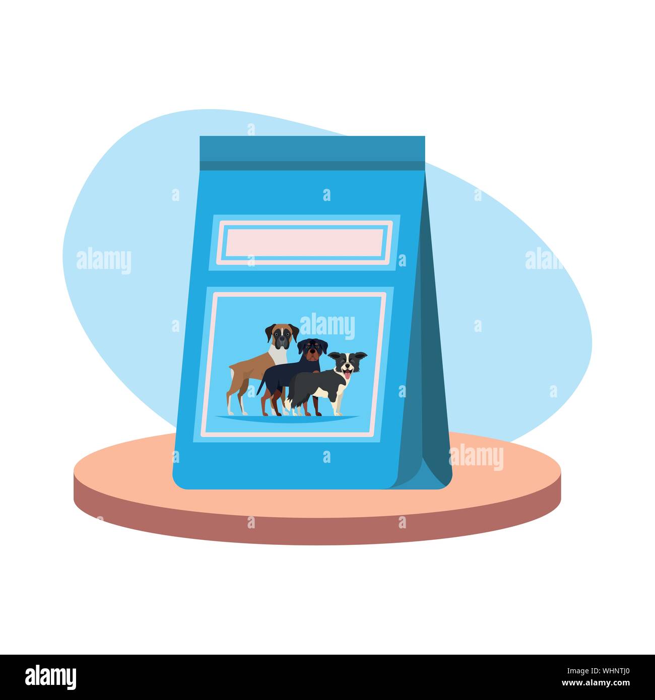 pet food bag on white background Stock Vector Image & Art - Alamy