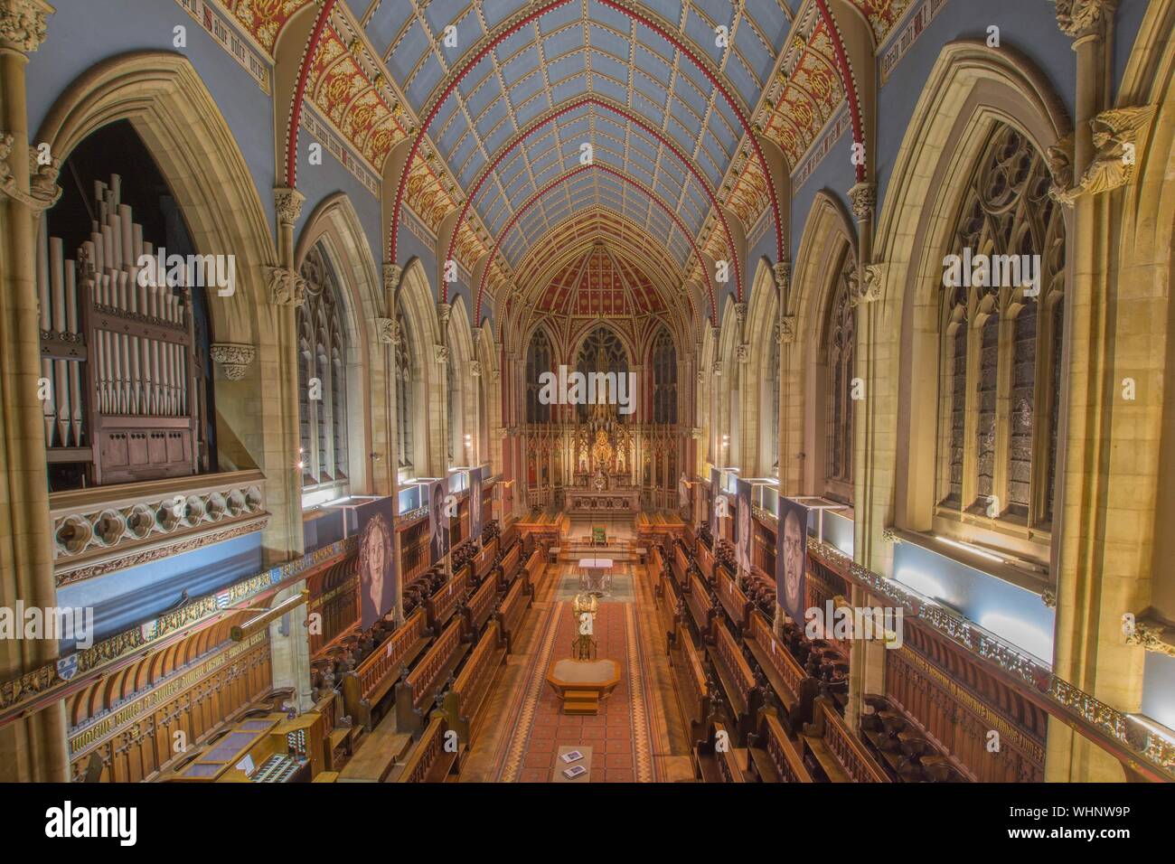 Long pew hi-res stock photography and images - Alamy
