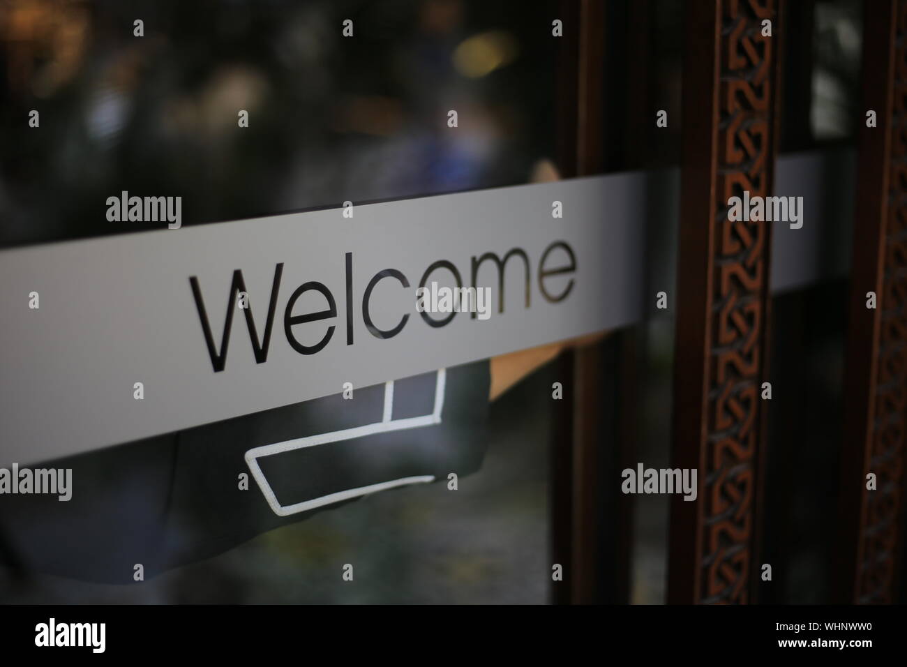 On glass door High Resolution Stock Photography and Images - Alamy