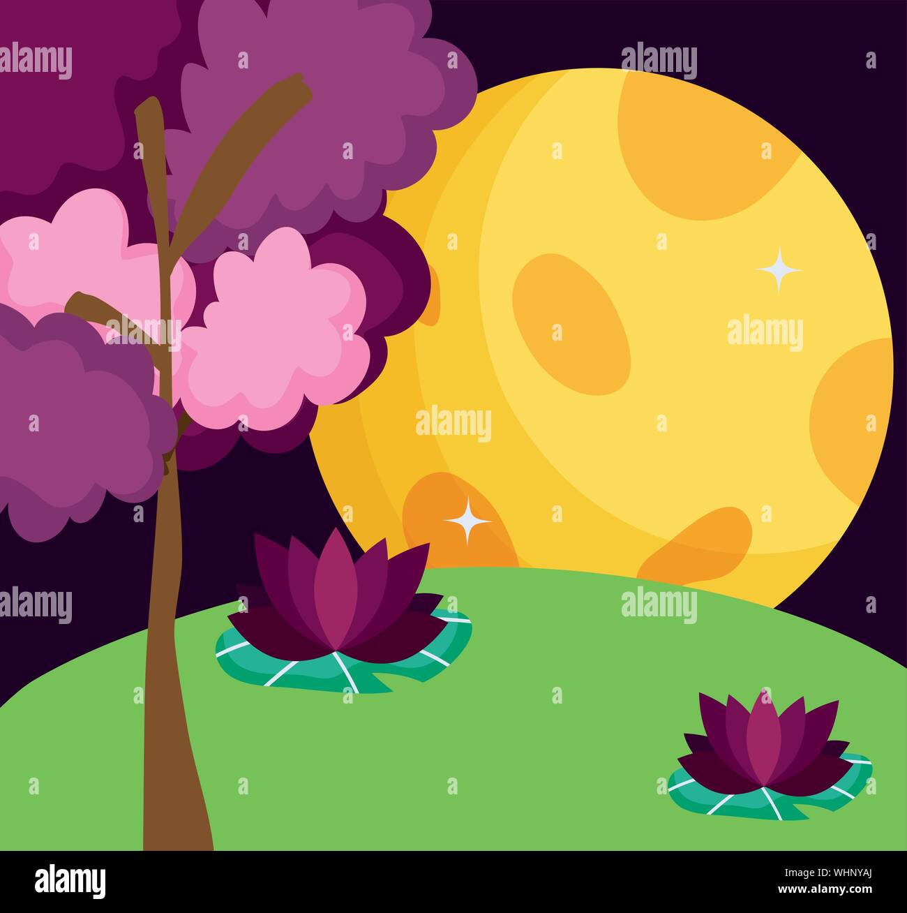 Moon design, Night bedtime sky space moonlight nature and space theme ...
