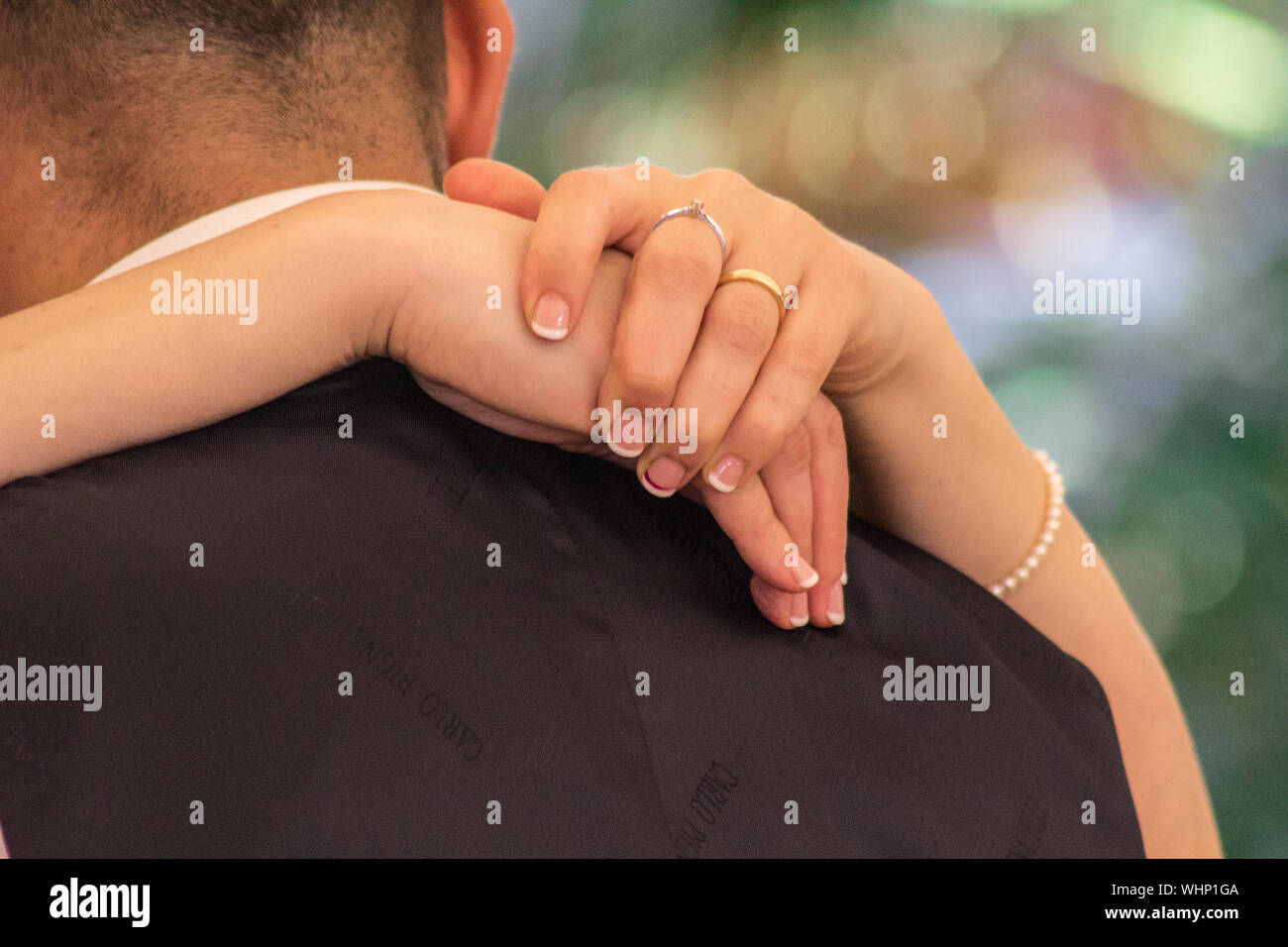 Hands on the neck hi-res stock photography and images - Alamy