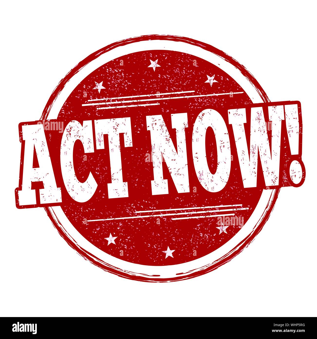 Act now sign or stamp on white background, vector illustration Stock ...