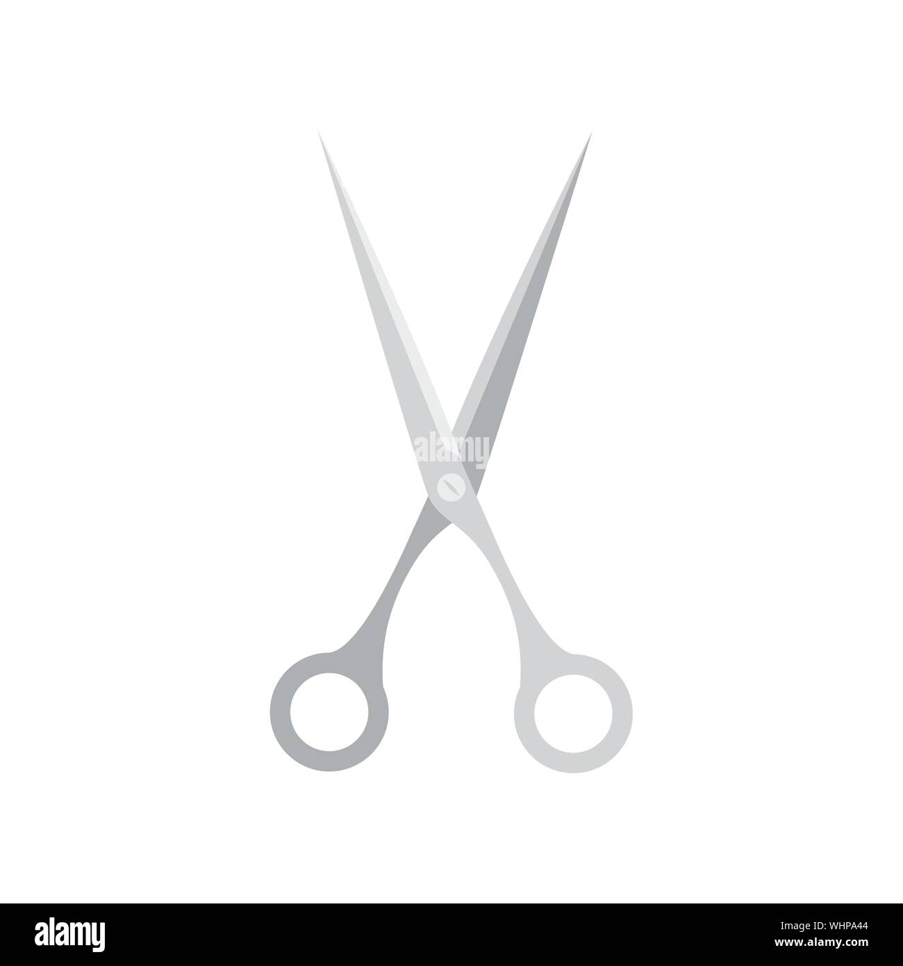 open scissor in white background icon Stock Vector Image & Art - Alamy