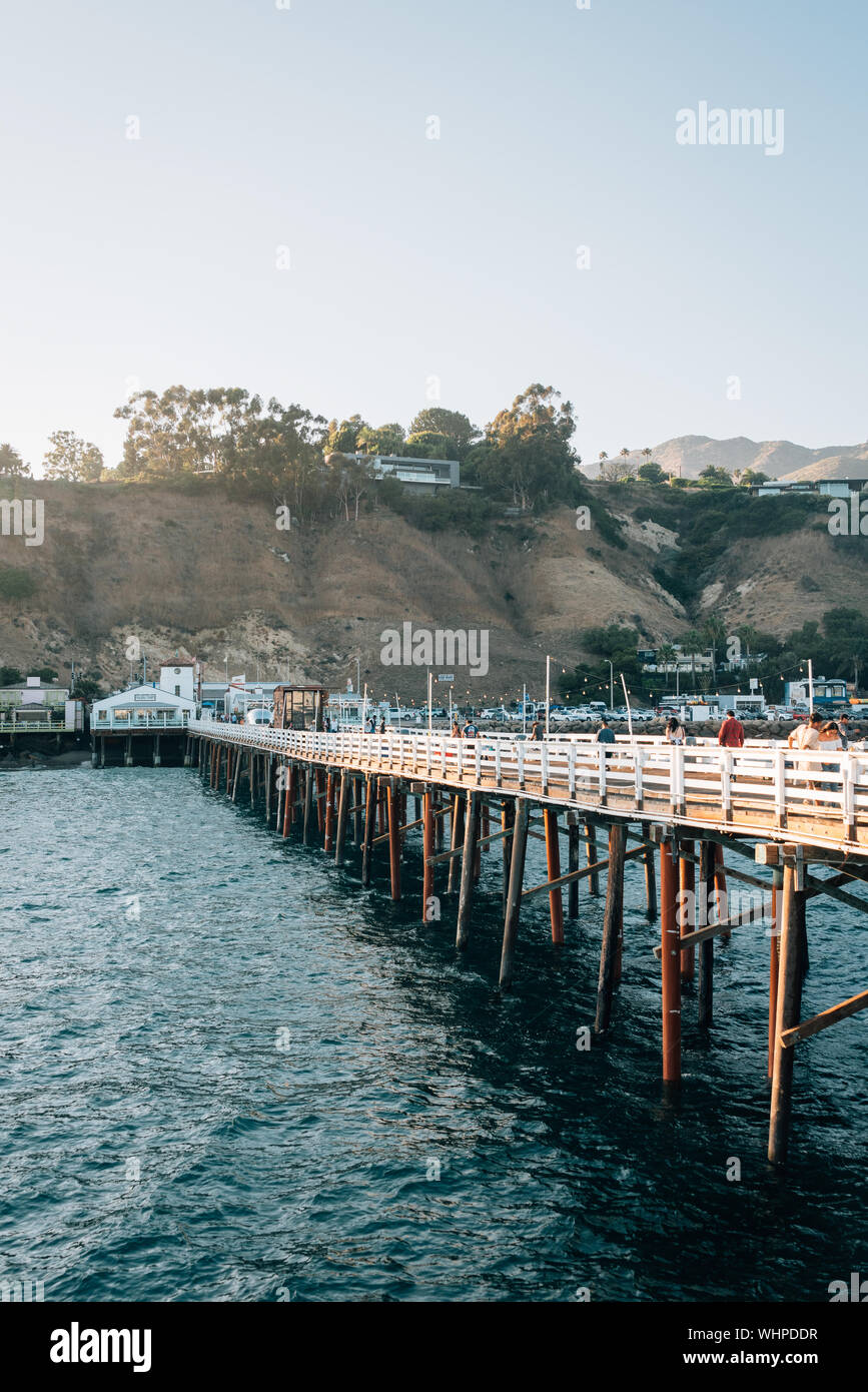 The pier in Malibu, California Stock Photo - Alamy