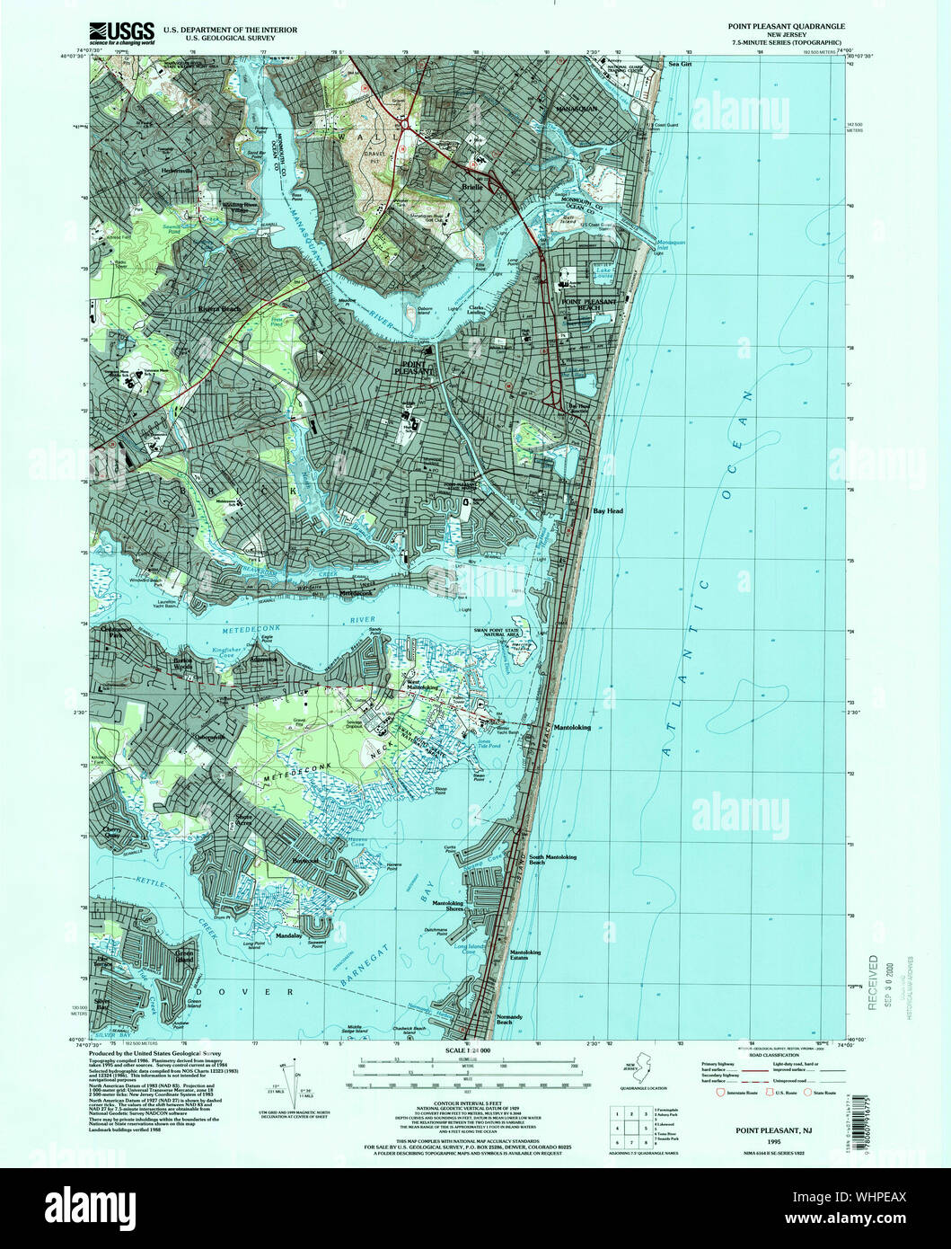 Map of point pleasant hi-res stock photography and images - Alamy