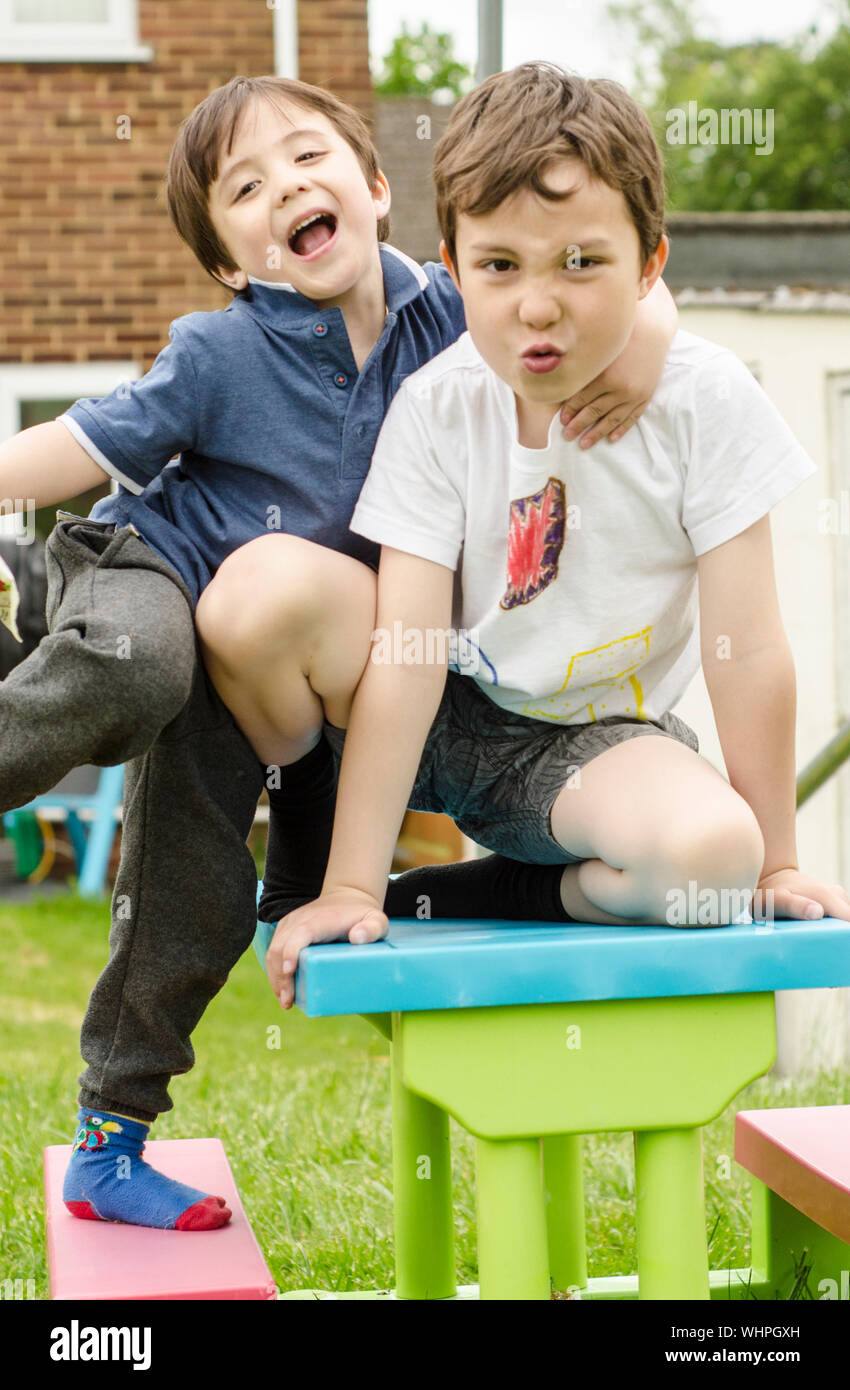 Playing outside hi-res stock photography and images - Alamy