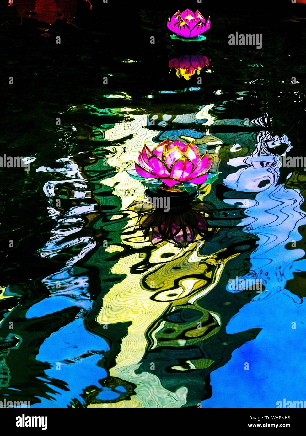 Floating water lantern hi-res stock photography and images - Alamy