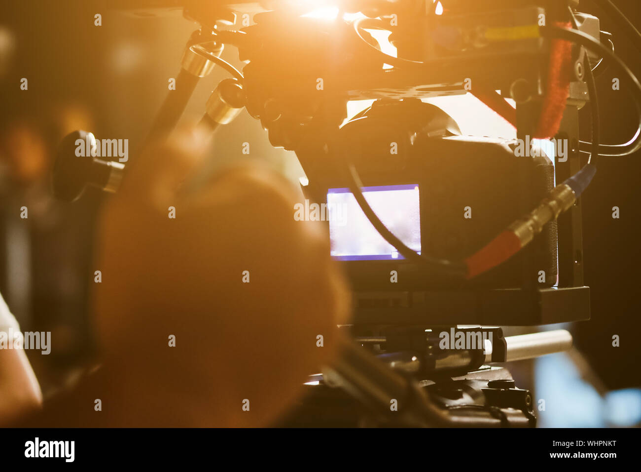 Professional video camera man hi-res stock photography and images - Alamy