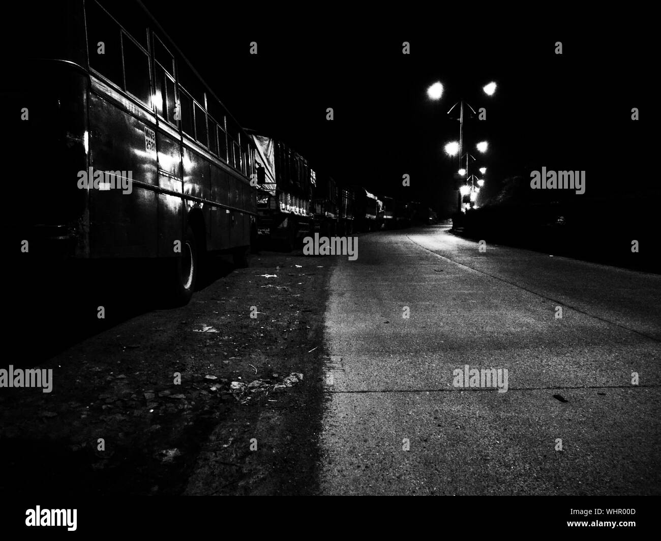 Buses At Night High Resolution Stock Photography and Images - Alamy