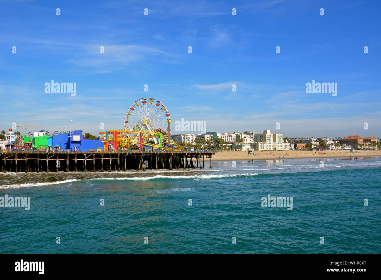 Santa Monica Pier Rides High Resolution Stock Photography and Images ...
