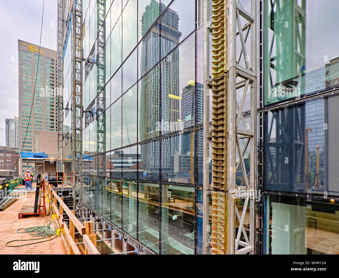 Bloor Street office building and shopping centre Stock Photo - Alamy