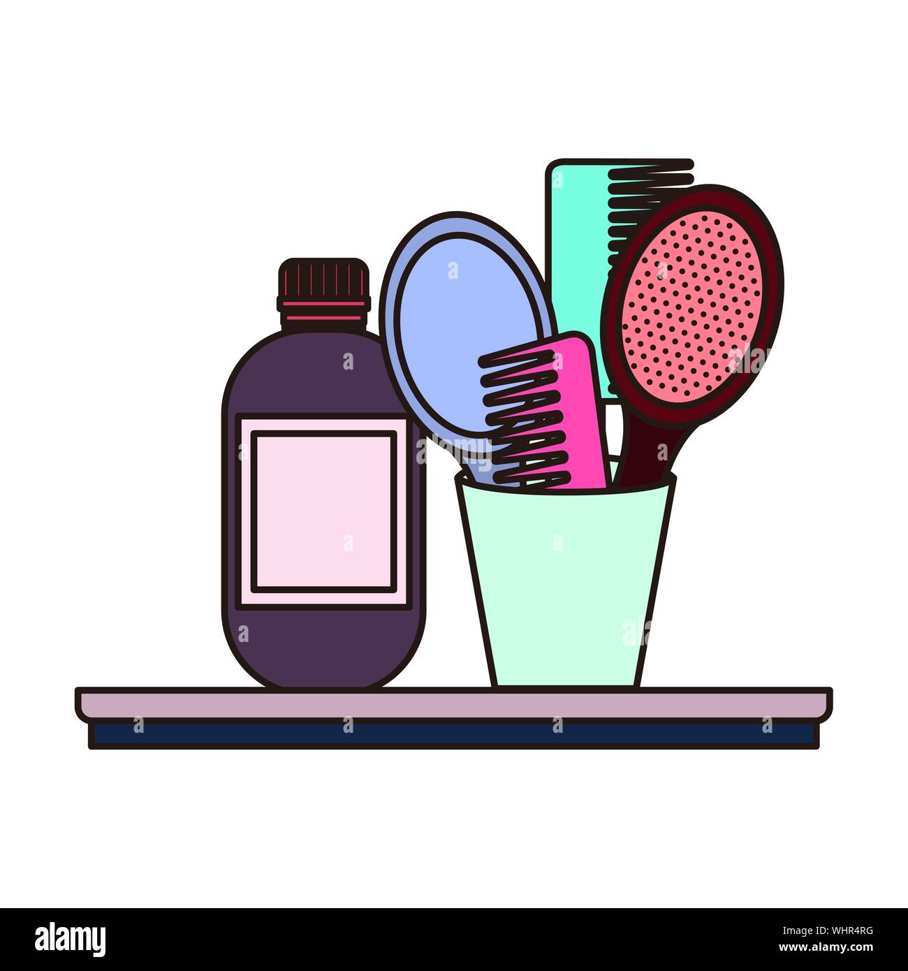 pet grooming set on white background Stock Vector Image & Art - Alamy